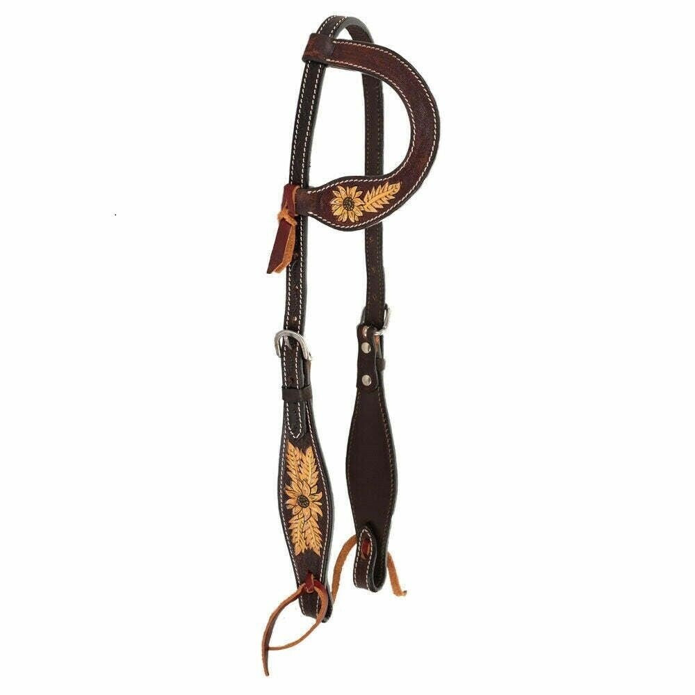 Circle Y One Ear Golden Sunflower Bridle – Tack N More