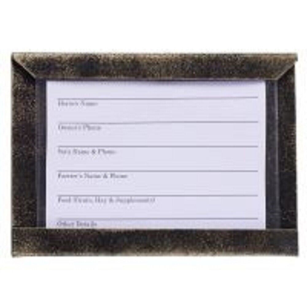 Tough-1 Stall Card Holder with Cards – Tack N More