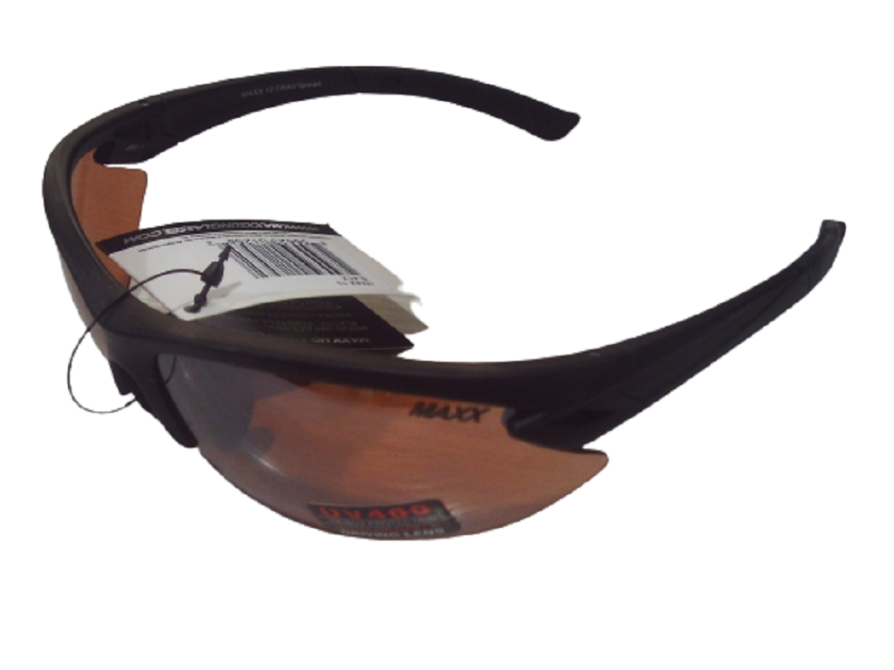 Maxx 13 Black Sunglasses w/ Amber lens – Tack N More